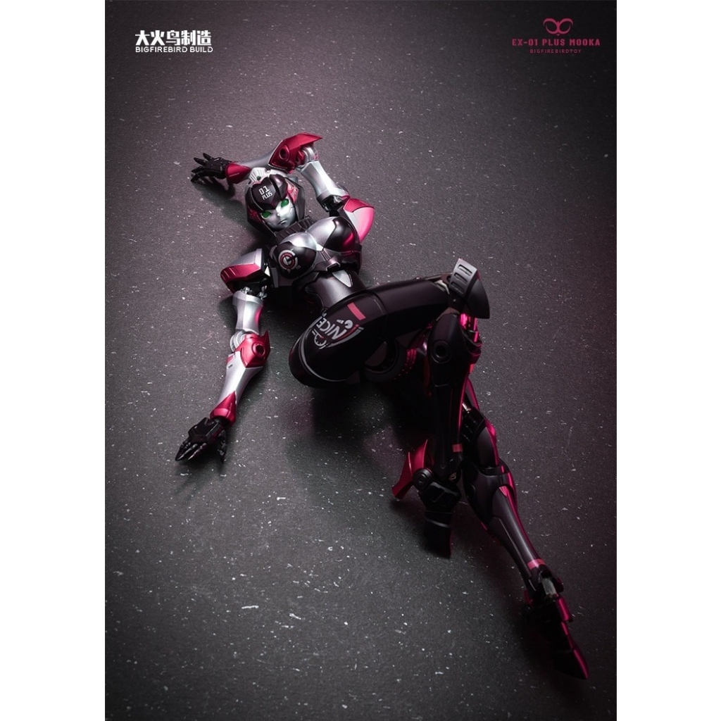 Mô Hình Transformers Toy Big Firebird Ex 01 Plus Nicee Arcee Action Figure Ex01plus Mocha