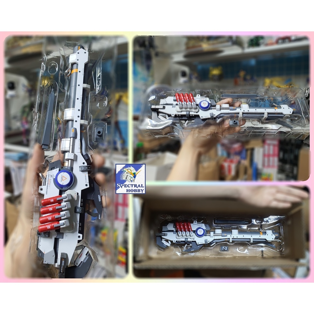 PHụ kiện MB MG 1/100 HYPER MEGA PARTICLE CANNON BAZOOKA LAUNCHER GIANT BEAM