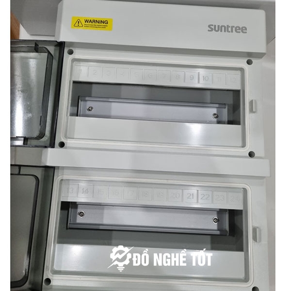 Vỏ tủ Suntree 18, 24 module, gắn MCB SH18PN SH24PN cho Solar chống nước HN | Đồ nghề tốt