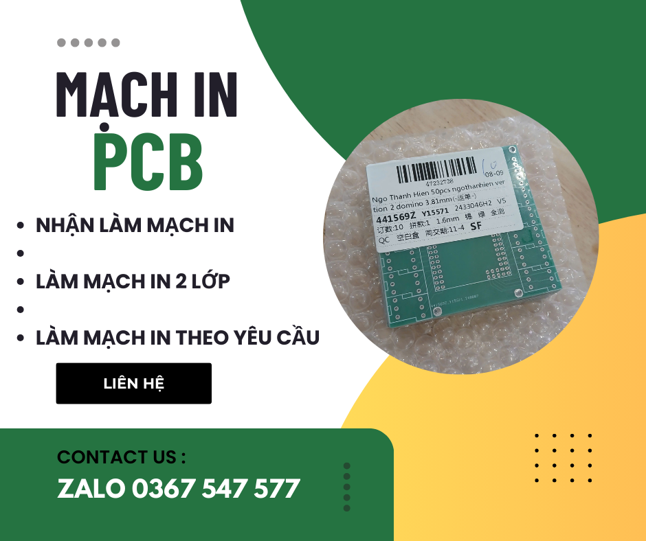 Làm mạch in pcb 2 lớp giá rẻ thành phố hồ chí minh Linh Kiện 1993