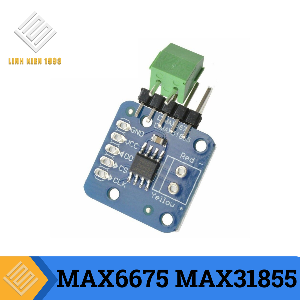 Mạch Cảm Biến Nhiệt MAX6675 MAX31855 Type K -200 → +1350°C Linh Kiện 1993