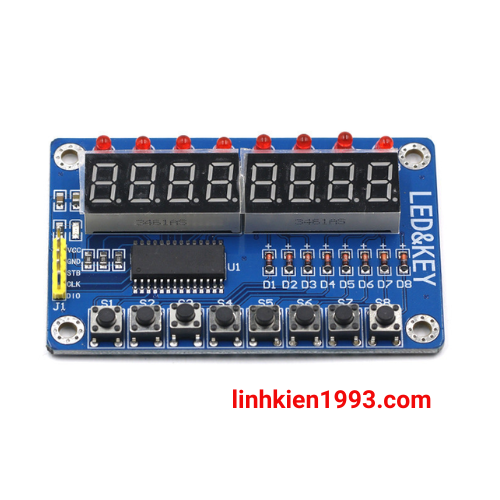 TM1638 8 Bits Digital Led Linh Kiện 1993 TM1638 8 Bits Digital Led Linh Kiện 1993