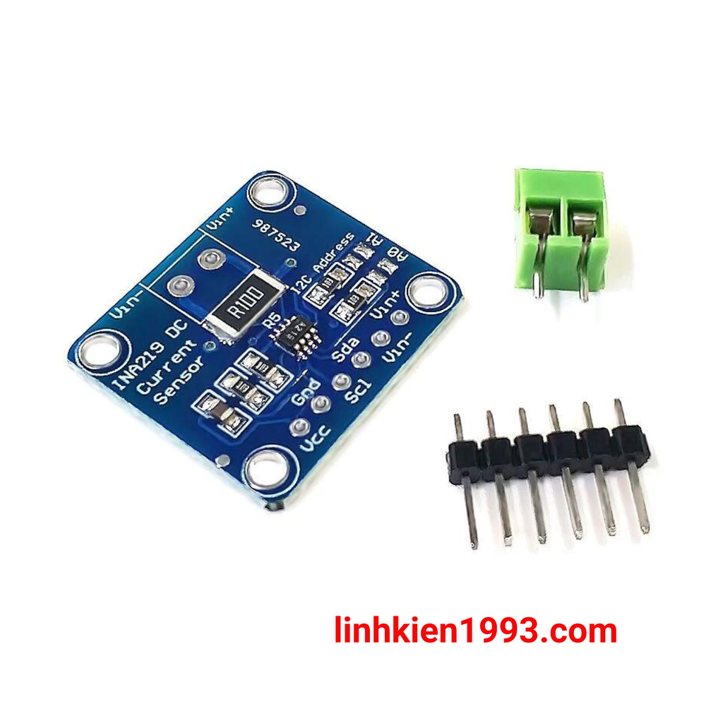 Cảm biến dòng MCU-219 INA219 I2C Linh Kiện 1993 Cảm biến dòng MCU-219 INA219 I2C Linh Kiện 1993