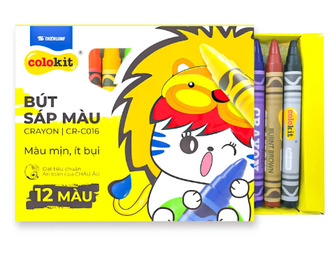 Bút Sáp Màu Colokit CR-C016 12 Màu
