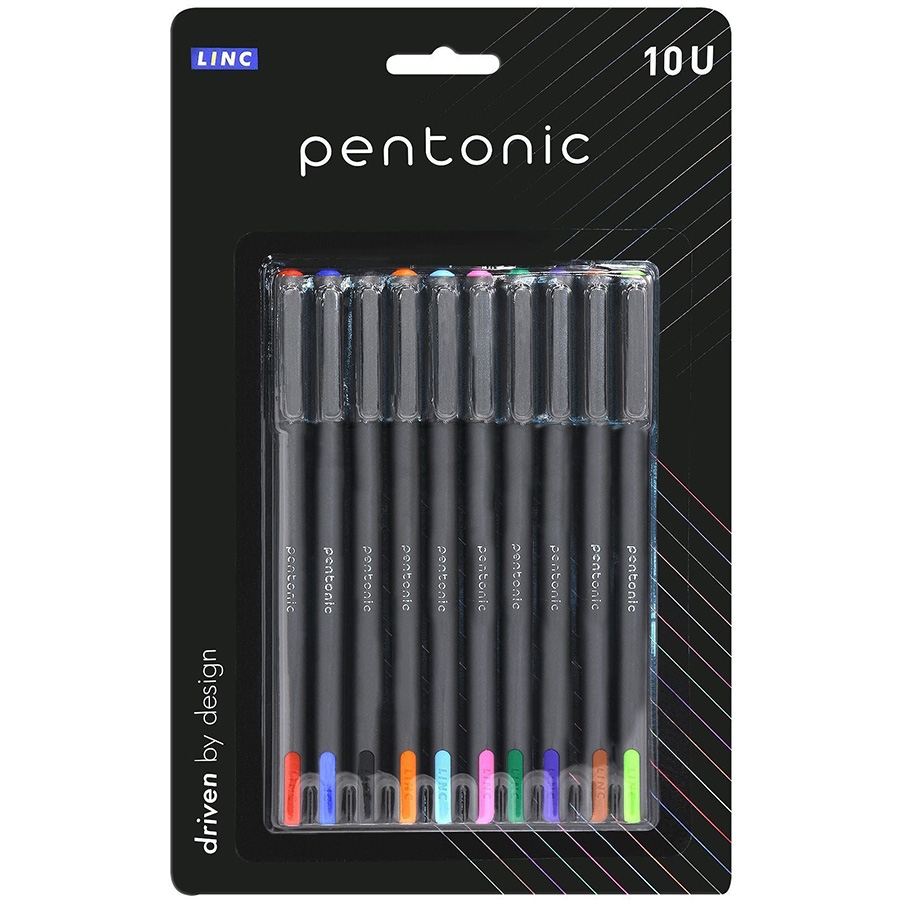 Vỉ 10 Bút Bi Pentonic