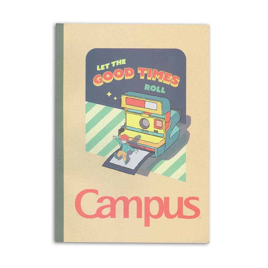 Vở Kẻ Ngang Campus 8680 Retro 200 Trang