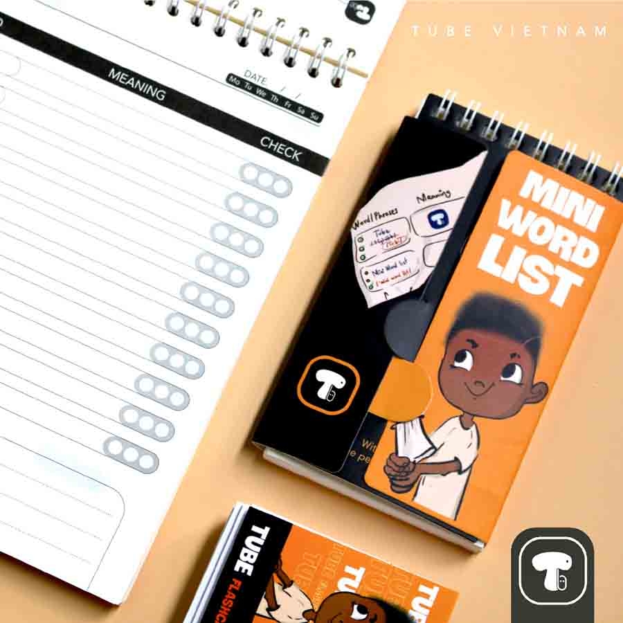 Sổ Lò Xo Học Từ Vựng Tube Word List A5 TB0066