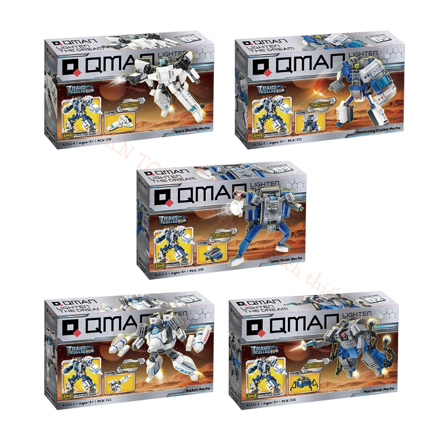 Đồ Chơi Xếp Hình Qman 41312 - Đội Trưởng Biến Hình