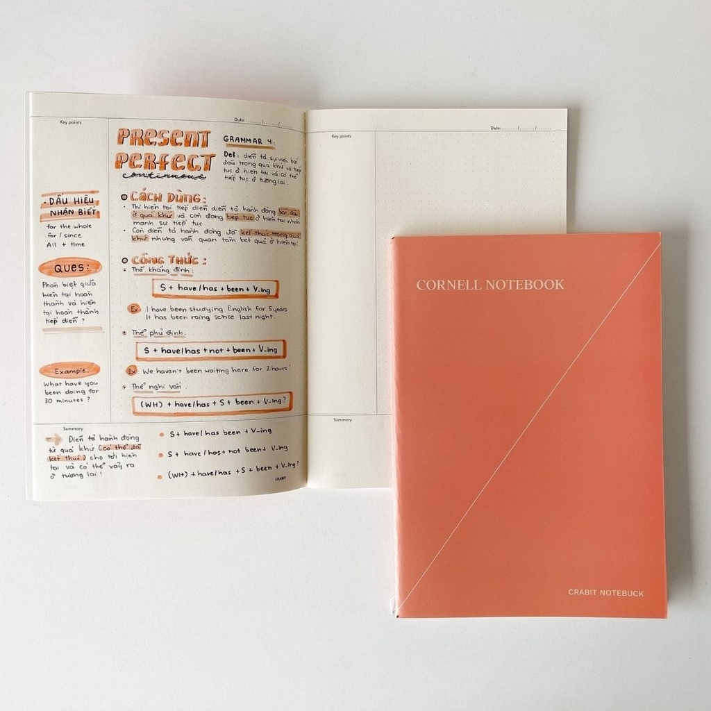 Vở Crabit Cornell NoteBook May Gáy 1628 80 Trang