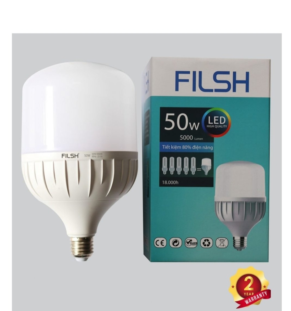Đèn led trụ 50W sáng trắng FILSH
