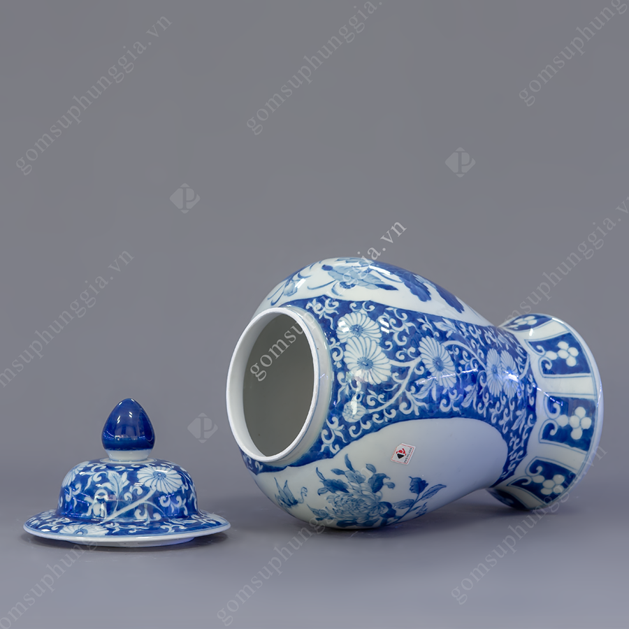 Choé cúng 7L - vẽ tay Gốm sứ Phùng Gia