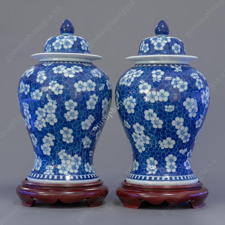 Choé cúng 7L - vẽ tay Gốm sứ Phùng Gia