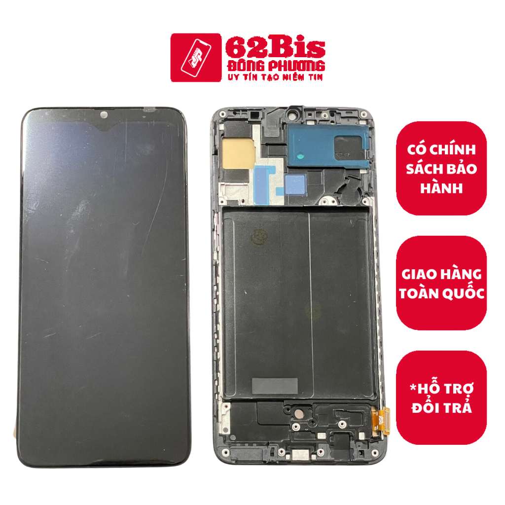 Màn Hình Samsung A70 / A705F Khung Amoled phôi nhỏ (Zin Hãng KTX) | Linh Kiện 62Bis Đông Phương