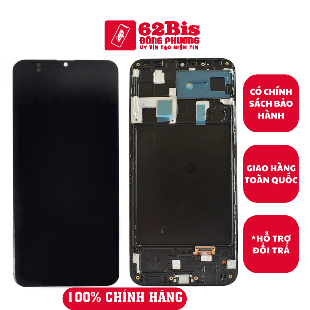 Màn Hình Samsung A20 - 2019/A205F / M10s +Khung (100% chính hãng ...