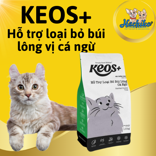 Thức ăn hỗ trợ đường tiết niệu cho Mèo Keos Plus Cat Adult Urinary 1.5kg