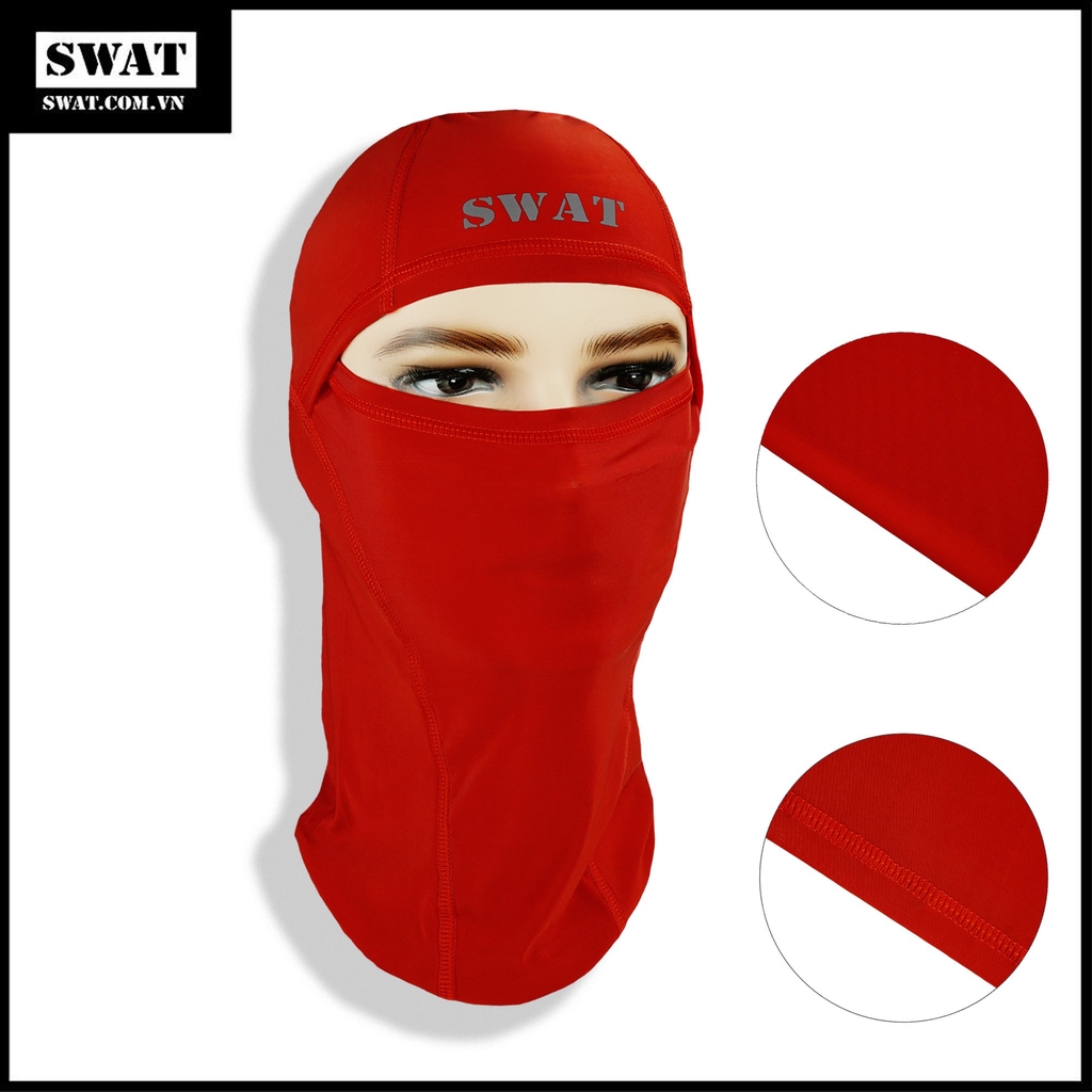 KHĂN NINJA SWAT 3IN1 - ĐỎ - SWATVN