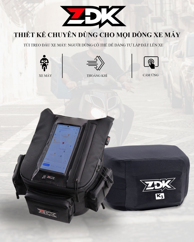 TÚI TREO XE ZDK K3 - SWATVN
