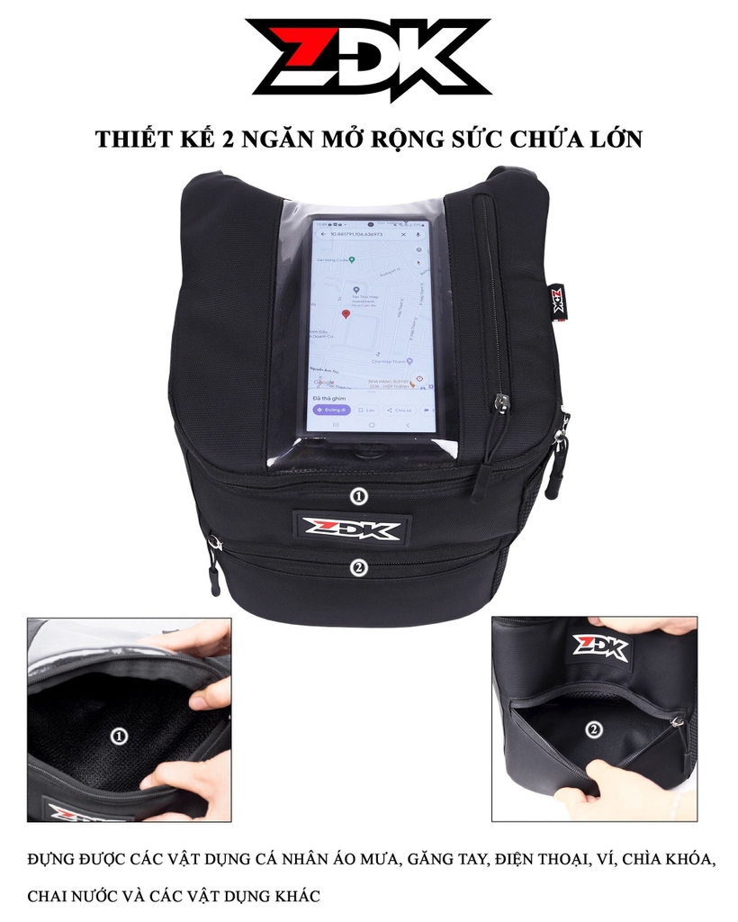 TÚI TREO XE ZDK K2 - SWATVN