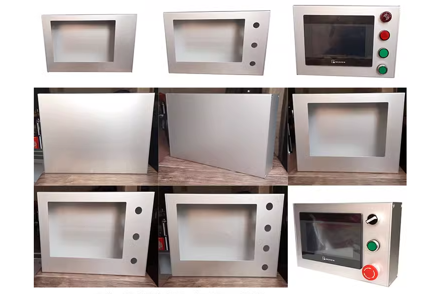 Box nhôm HMI 7", hộp nhôm, hộp màn hình - VINADENKI