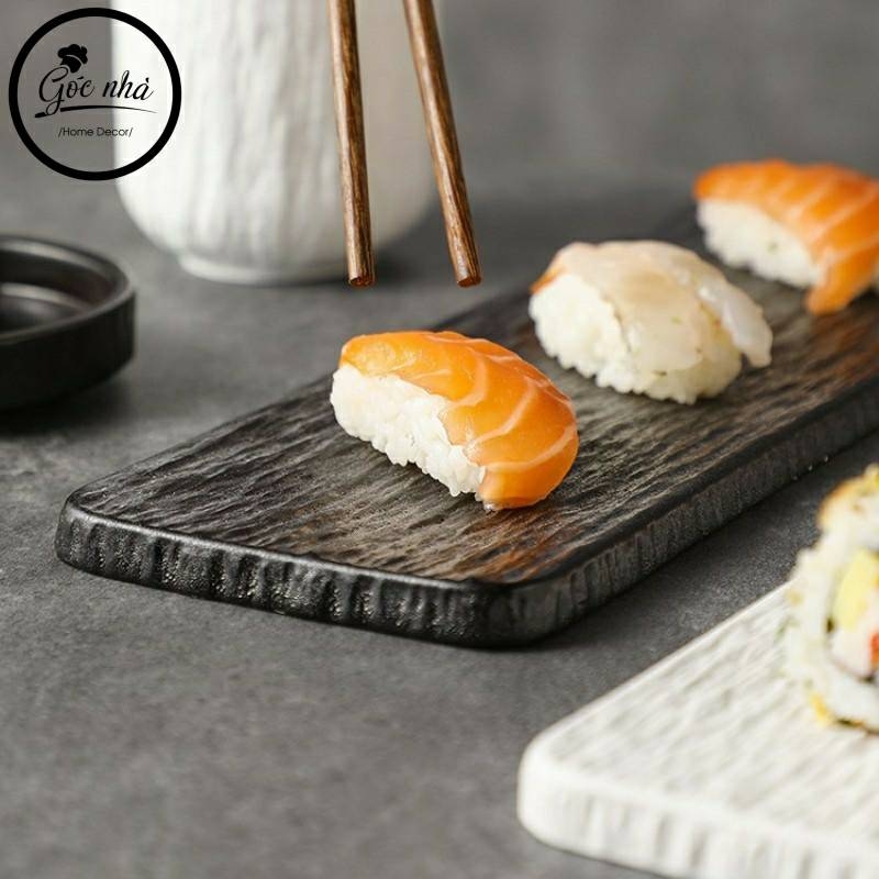 Dĩa sushi Mocca vân sần | Góc Nhà - Trang trí nhà cửa