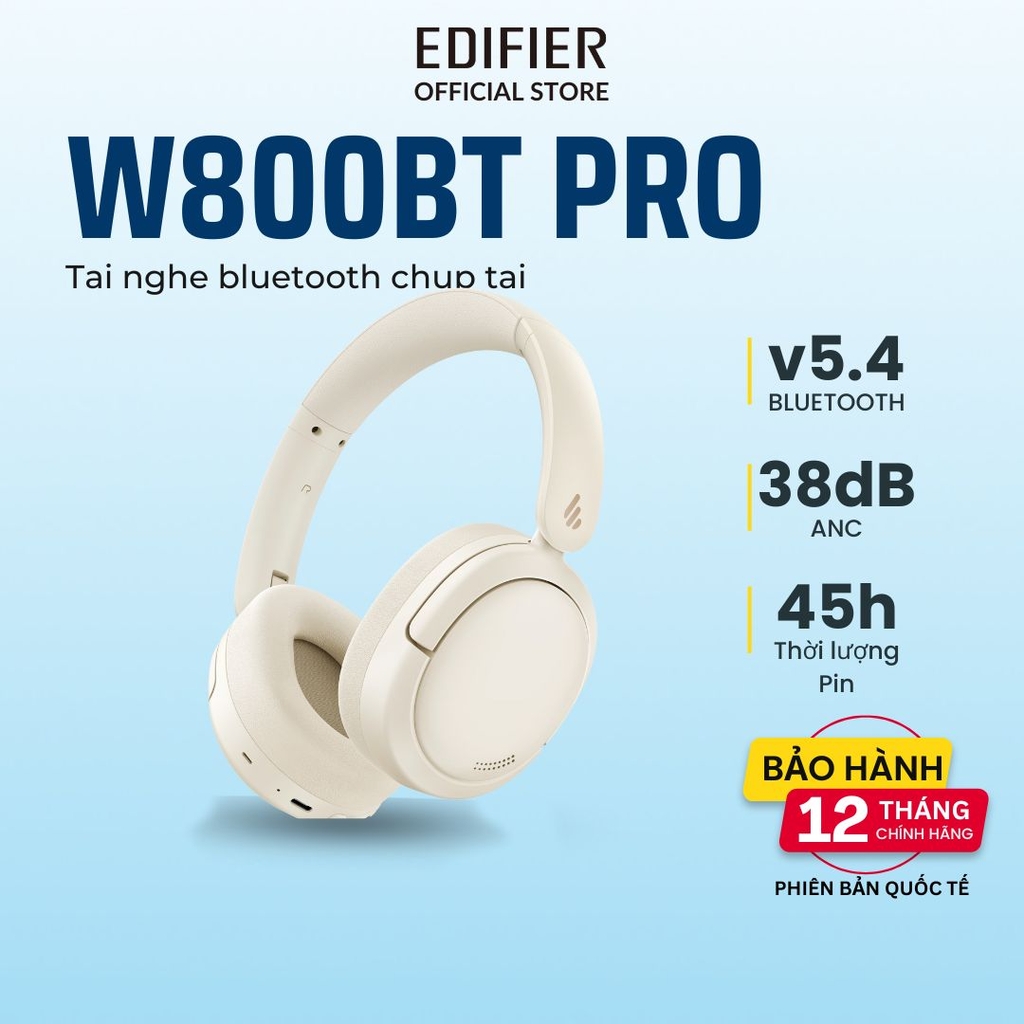 Tai nghe Edifier W800BT Pro - CHÍNH HÃNG | MỚI NHẤT