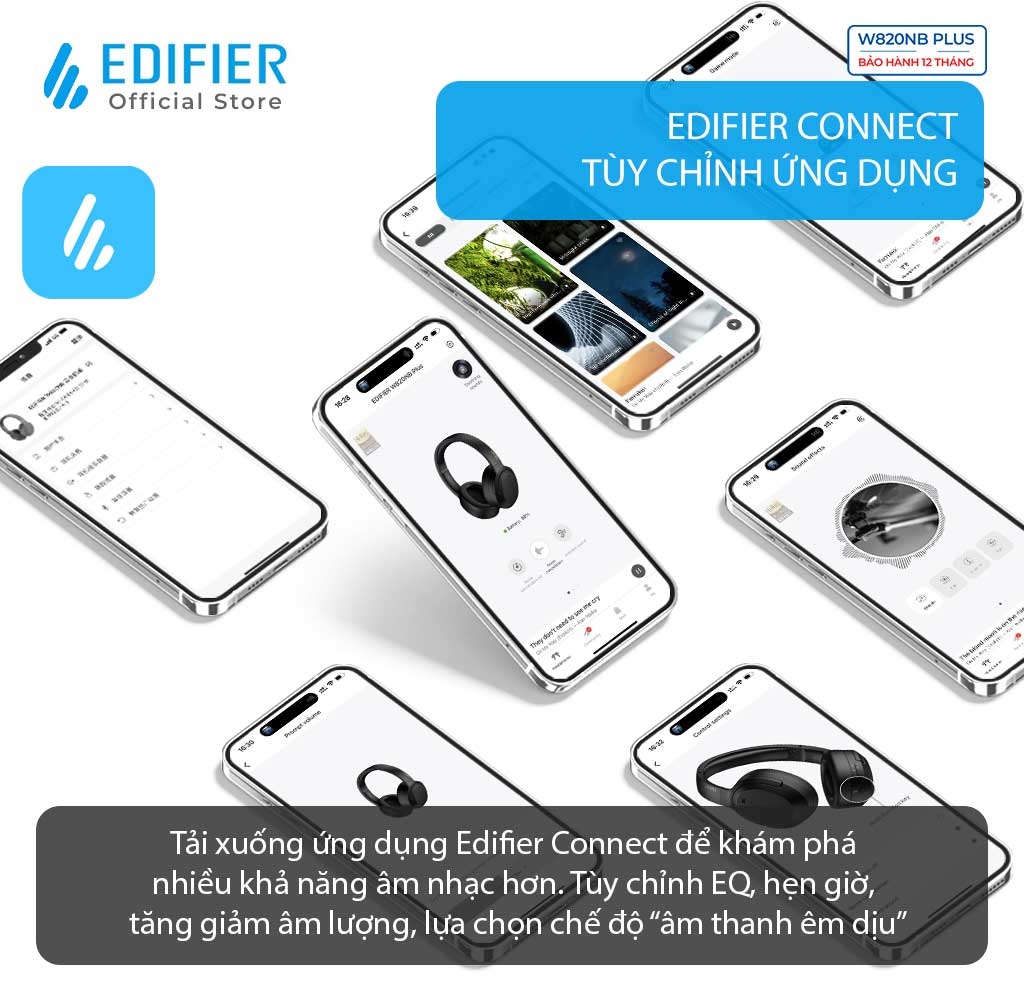 Tai nghe bluetooth Edifier W820NB Plus - Chính Hãng | Giá Rẻ