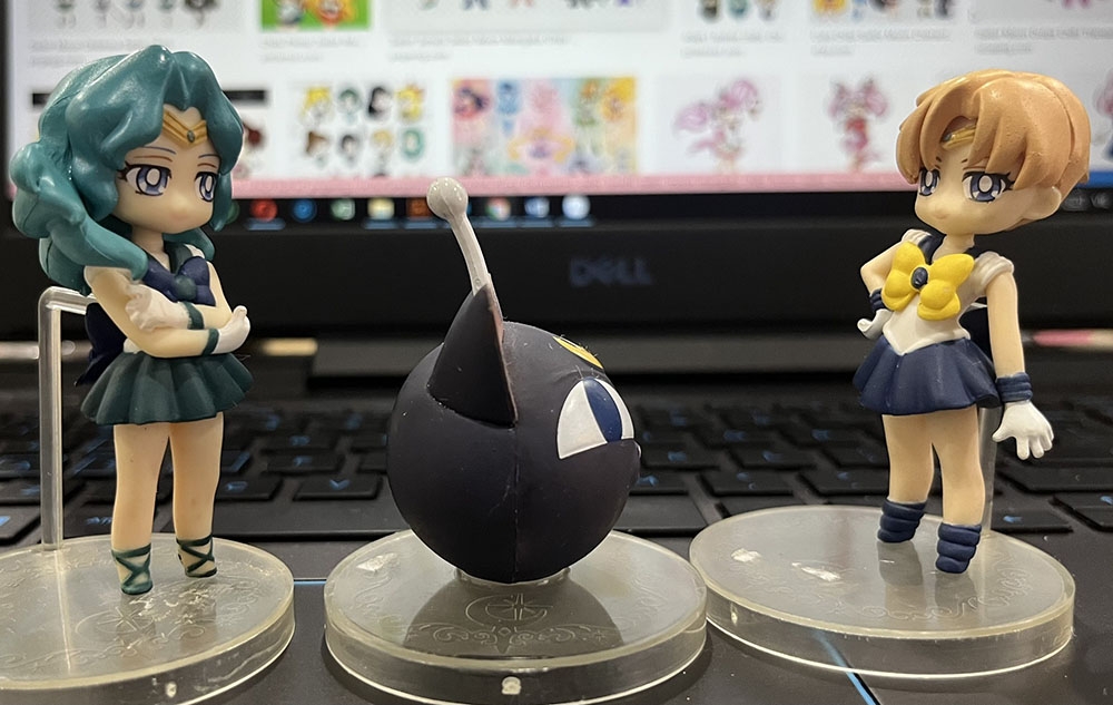 Sưu tầm mô hình Sailor Moon Chibi (Set A2) 3 nhân vật