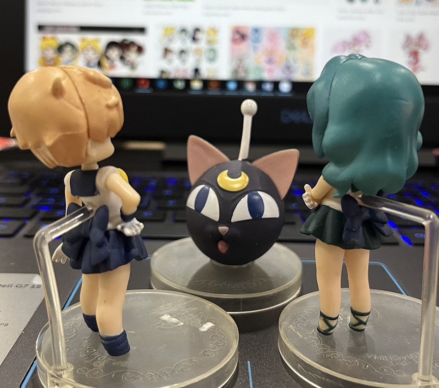Sưu tầm mô hình Sailor Moon Chibi (Set A2) 3 nhân vật