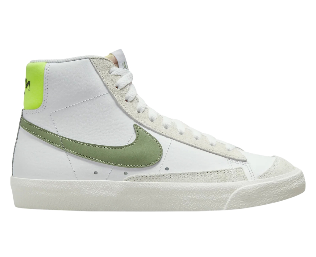 Giày Nike Blazer Mid '77 "White & Oil Green" (Women) - FJ4740-100 ...