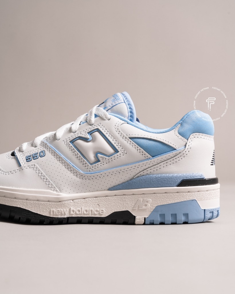Giày New Balance 550 UNC White University Blue - BB550HL1 | Footart Vietnam