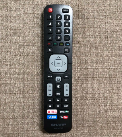 Remote tivi SHARP TV89 - Nút vuông trắng, xiịn