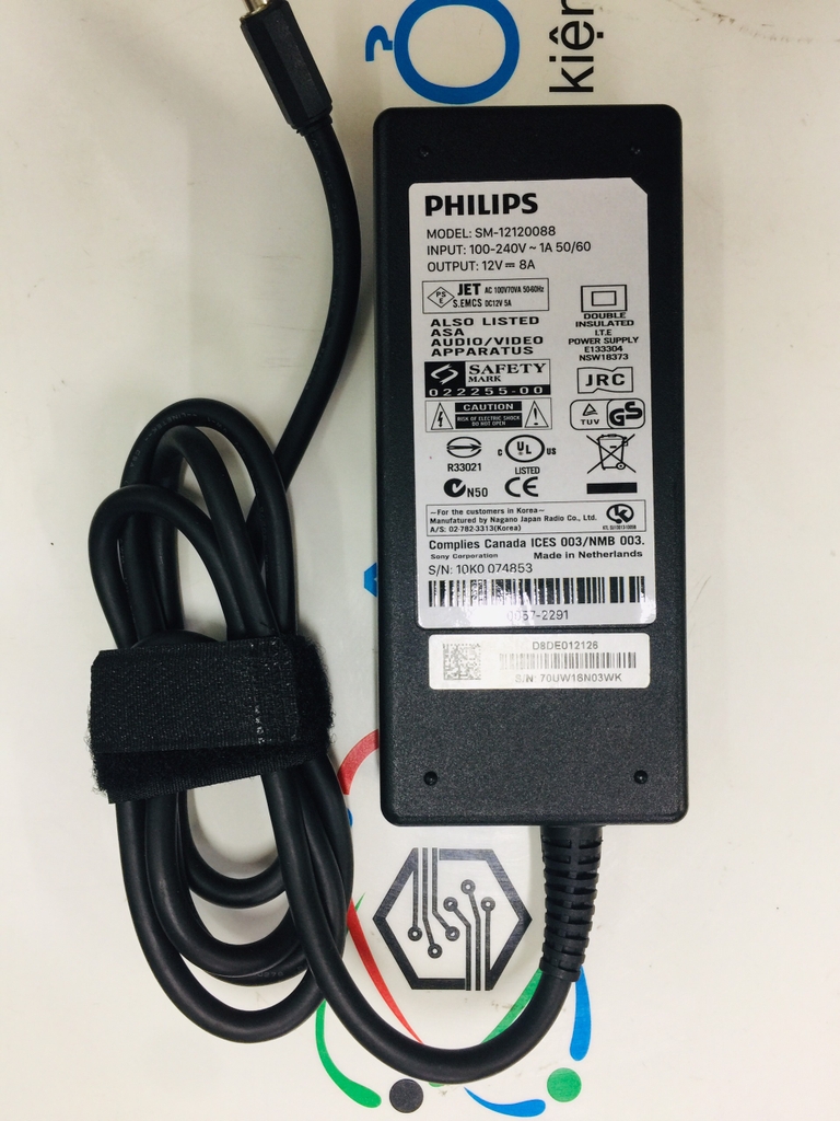 Nguồn 12V-8A PHILIPS - Made in Netherlands