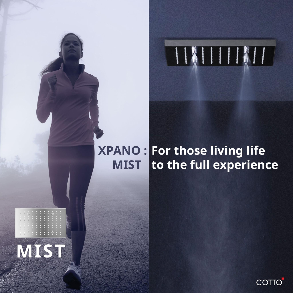 XPANO TRIO - Sen tắm đứng COTTO gắn trần Cotto Vietnam Official - Thiết bị vệ sinh cao cấp Cotto ...