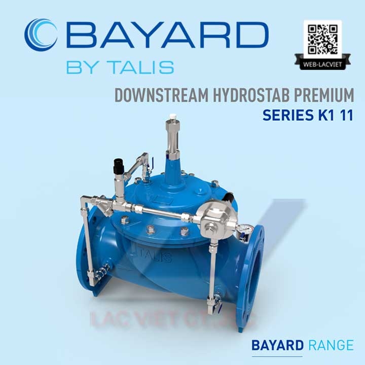 Van giảm áp PRV BAYARD K111 Hydrostab thân thẳng (Full port) LAC VIET ...