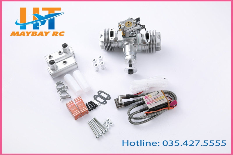 {HÀNG ORDER} Động Cơ RCGF Stinger 30CC Twin Chính Hãng 2 Xi-Lanh