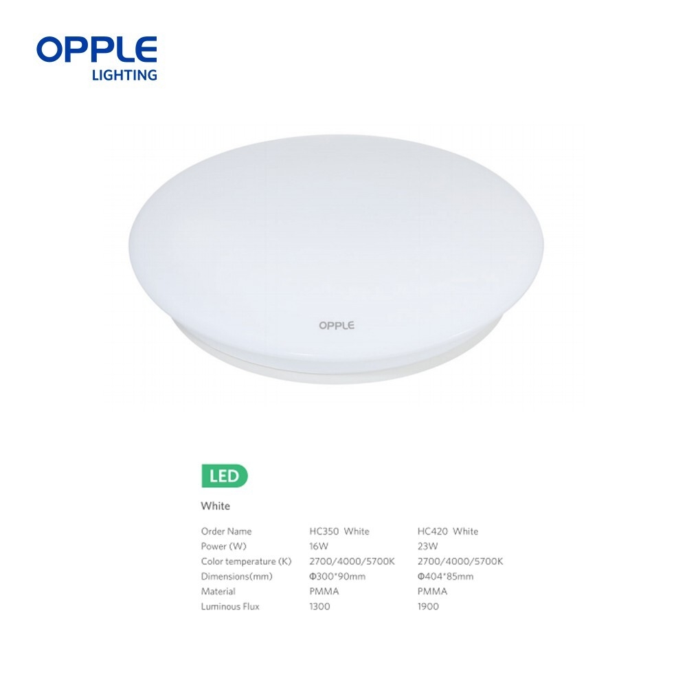 Đèn LED OPPLE White - Ốp trần - Hàng Chính Hãng