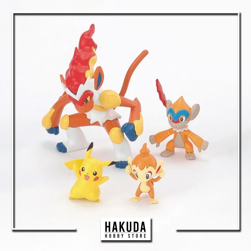 Mô hình Pokemon Plamo Collection 07 Infernape Evolution Set (Select ...