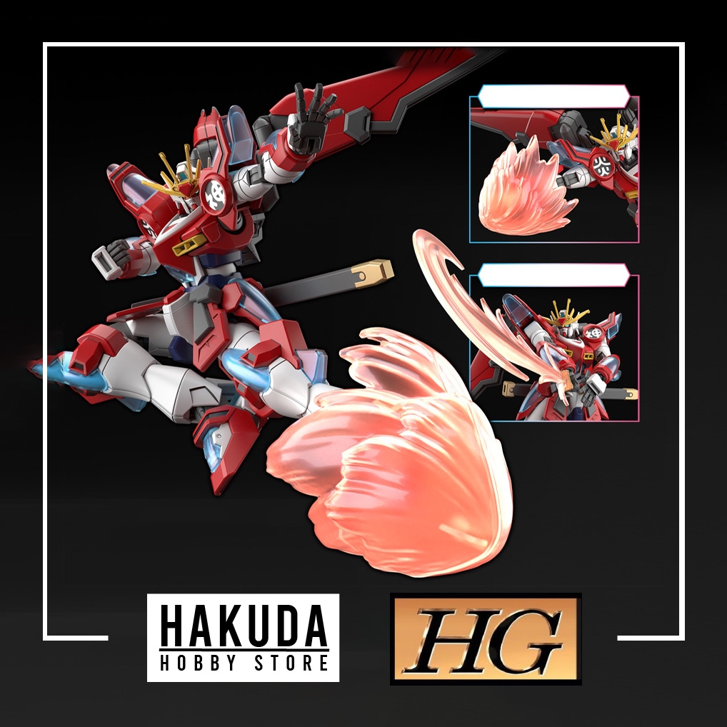 [Tặng Effect] Mô hình HGBM 004 1/144 HG Shin Burning Gundam - Chính hãng Bandai Nhật Bản