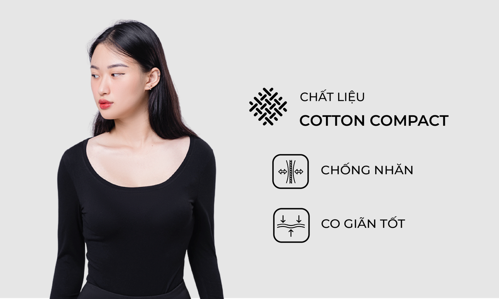 Áo Dài Tay Cổ Thuyền CLADA Essential - AE009 | CLADA VIETNAM