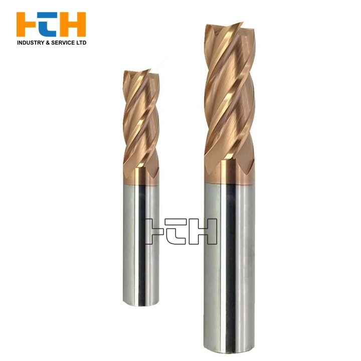 Dao phay thép vonfram 55 HRC 4 lưỡi cắt