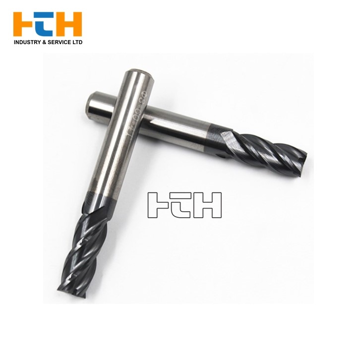 Dao phay thép vonfram 45 HRC 4 lưỡi cắt