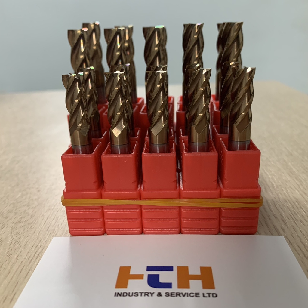 Dao phay thép vonfram 55 HRC 4 lưỡi cắt