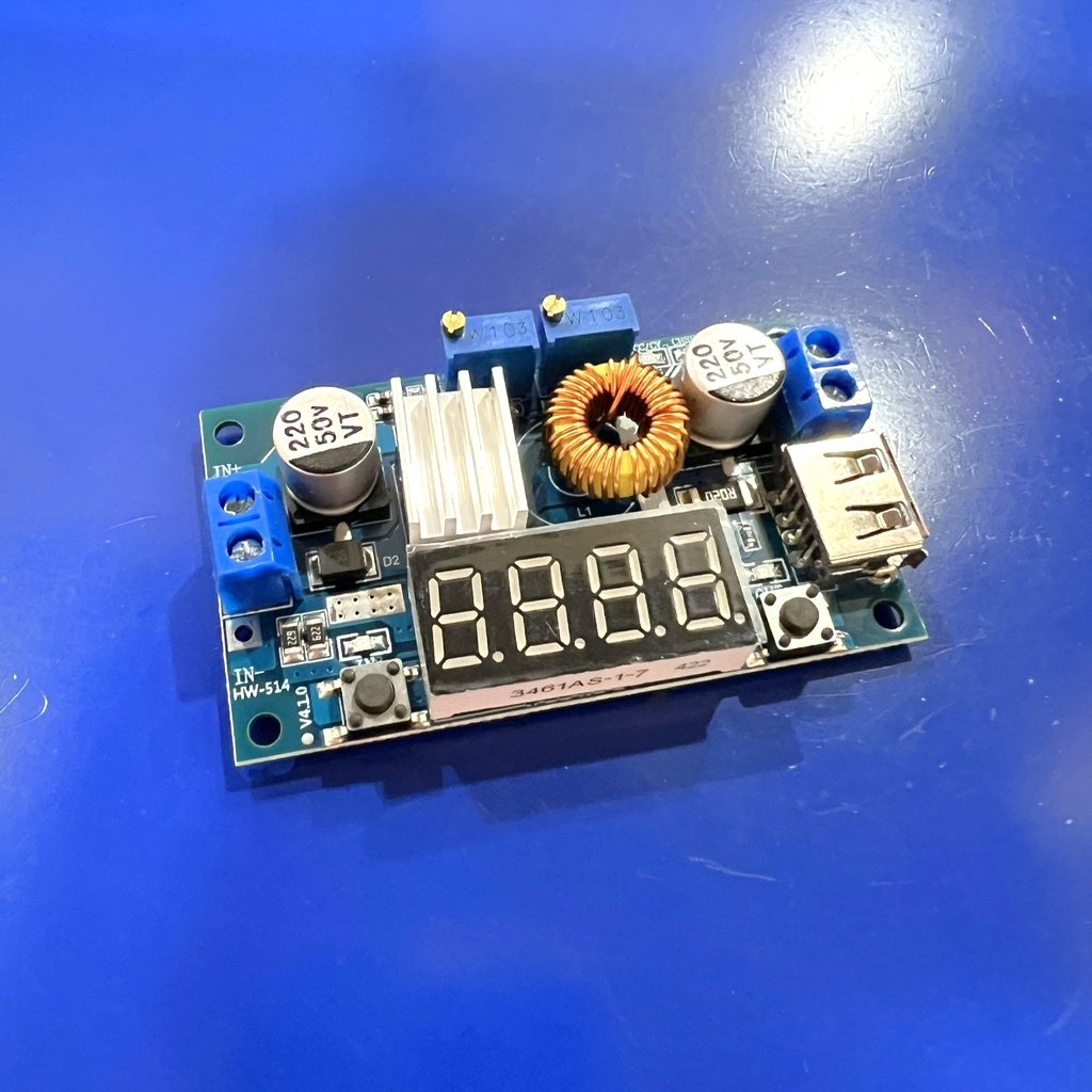 Mạch hạ áp, giảm áp BUCK DC-DC 5A XL4015E1 2VR có led hiển thị ra cổng USB | LINH KIỆN ĐIỆN TỬ ...