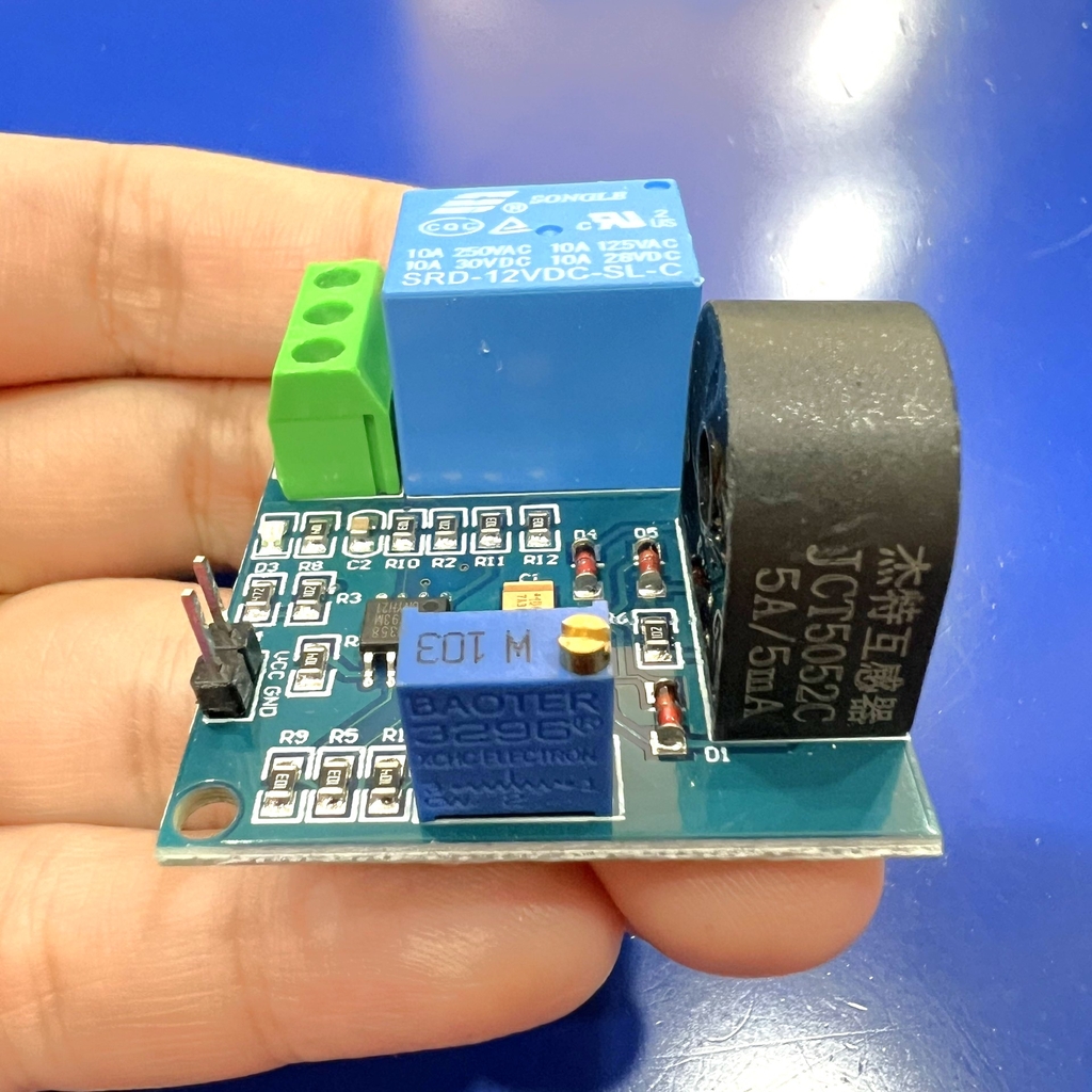 Module cảm biến quá dòng AC 5A Relay 5v 12v | LINH KIỆN ĐIỆN TỬ THÔNG THÁI