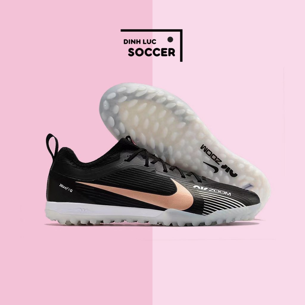 Giày Bóng Đá Trẻ Em Nike Mercurial Vapor 15 Pro Đen Vạch Đồng V2 TF
