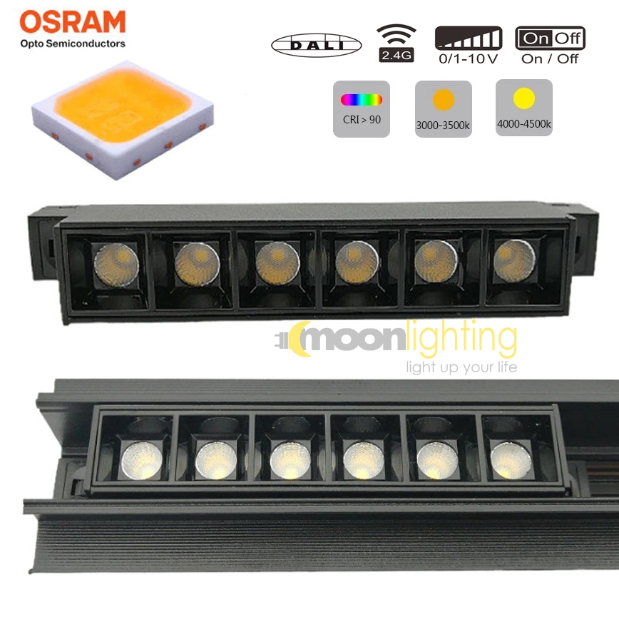 Đèn LED ray nam châm COB | Đèn ray nam châm chiếu điểm COB