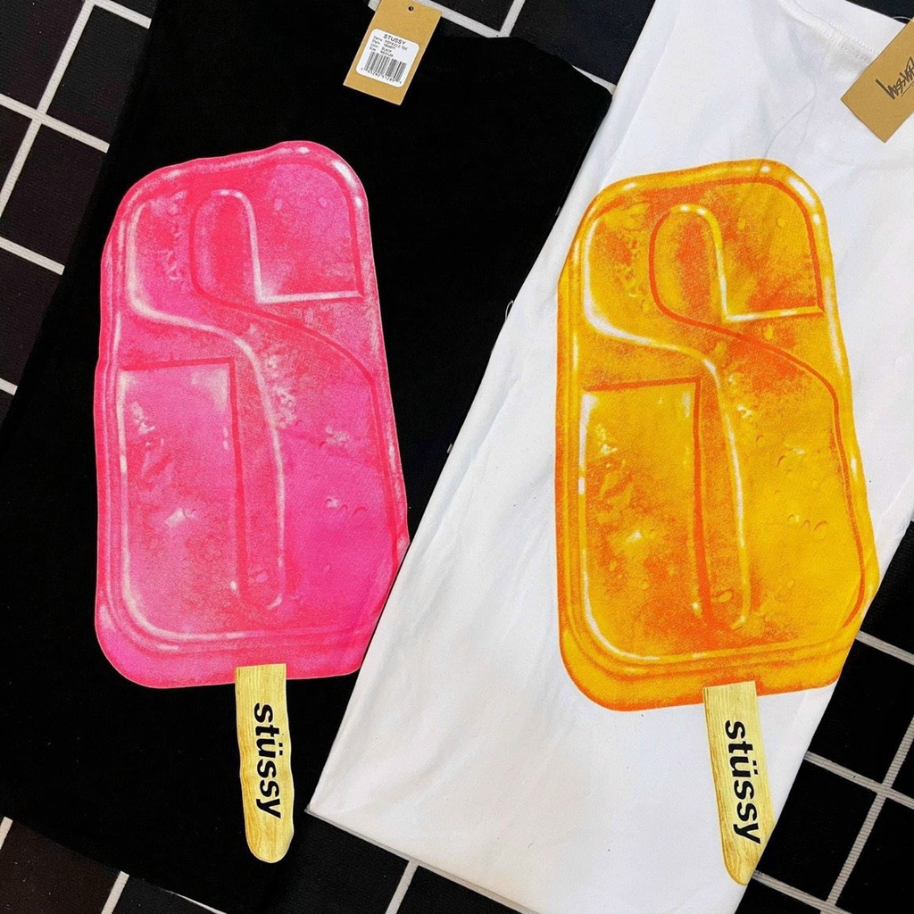 Áo thun Basic Stussy Popsicle Tee - Streetwears SG - STU-19