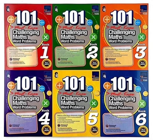 101 Must Know Challenging Maths Word Problems (Sách nhập) - 6 quyển 101 Must Know Challenging Maths Word Problems (Sách nhập) - 6 quyển