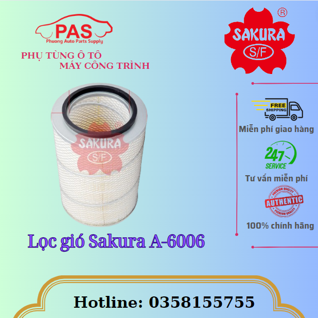 Lọc gió Sakura A-6006