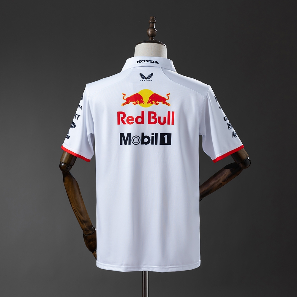 Áo Polo F1 Red Bull 2025 ( Trắng )